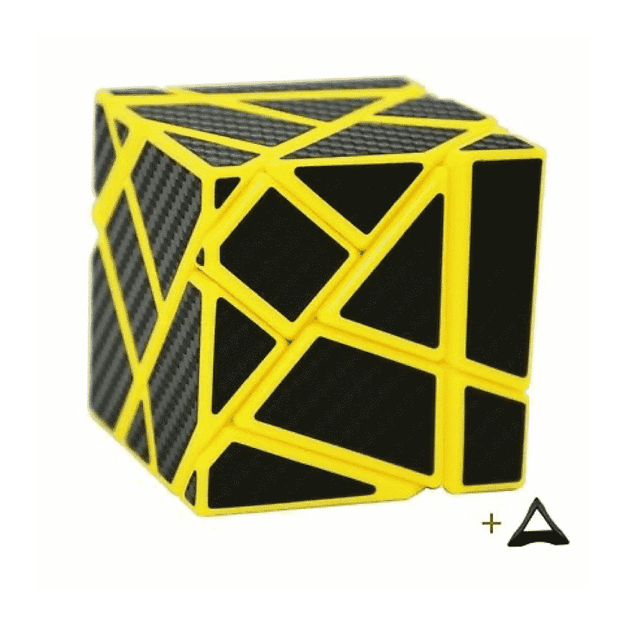 Ghost Cube 3x3 Jaune Noir