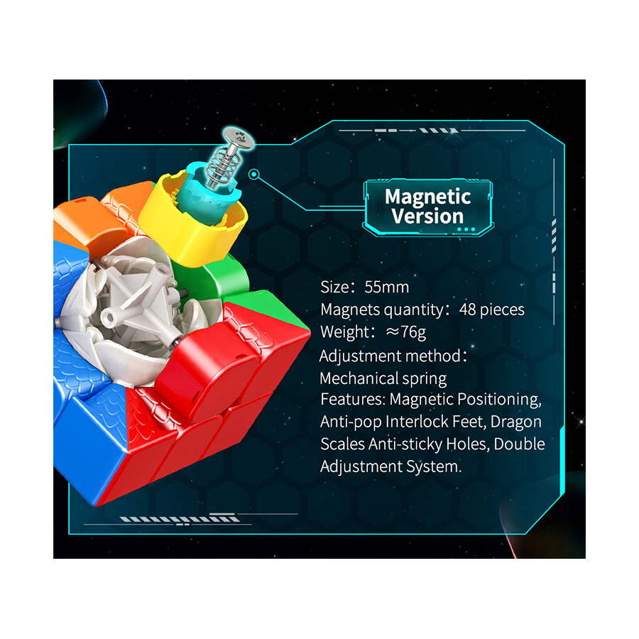 MoYu HuaMeng YS3M 3x3 Ball-Core MagLev UV