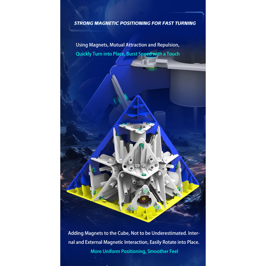 Googol DianSheng Pyraminx Magnetique 19.5cm