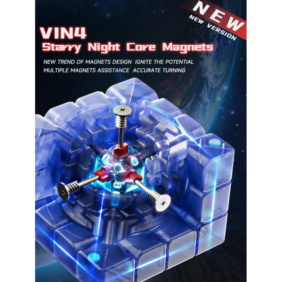 Vin Cube 4x4 Starry Night Ball-Core UV Coated