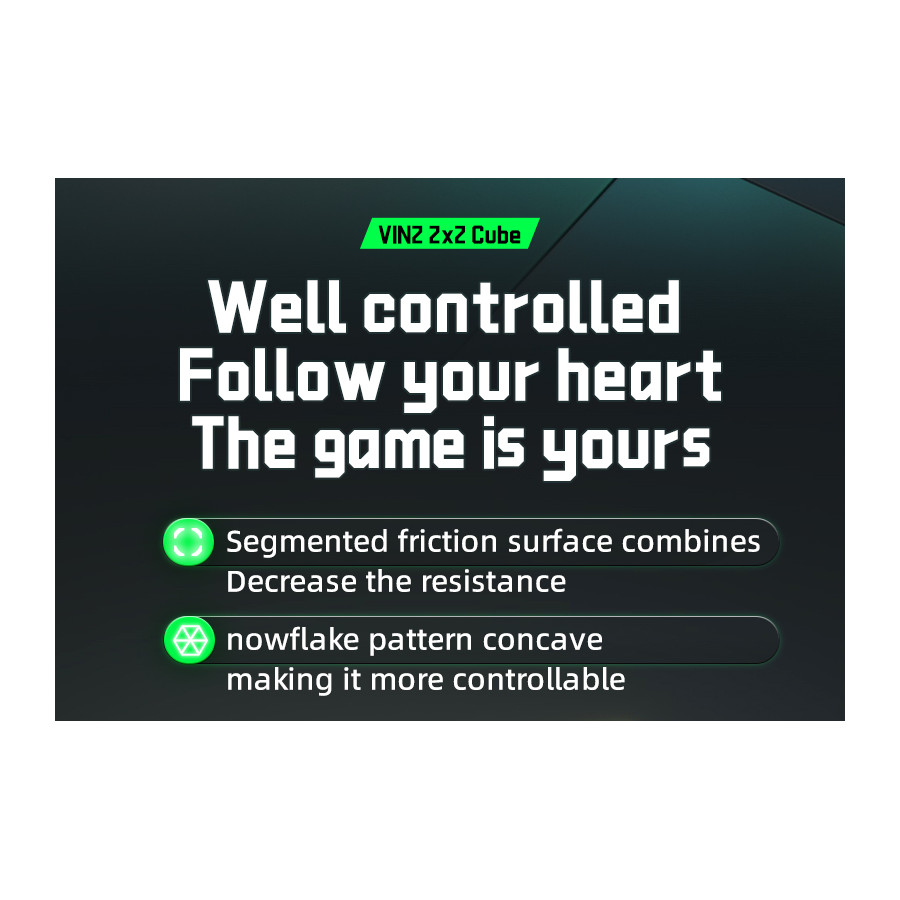 Vin Cube 2x2 Brillant