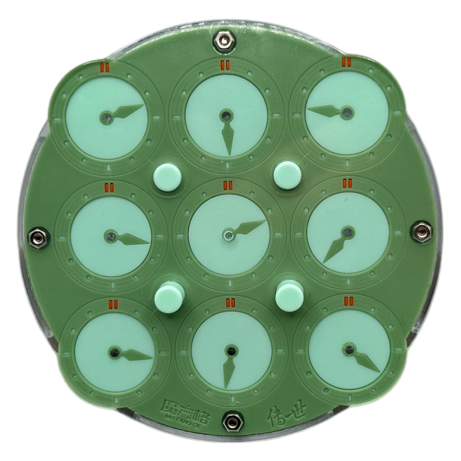 Qiyi Clock Magnetic Apple Green