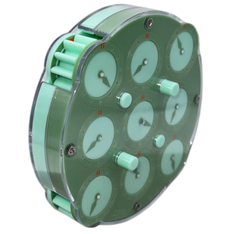 Qiyi Clock Magnetic Apple Green