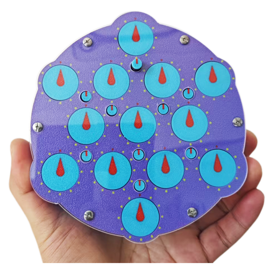 Clock Hexagram 13 (3D printing)